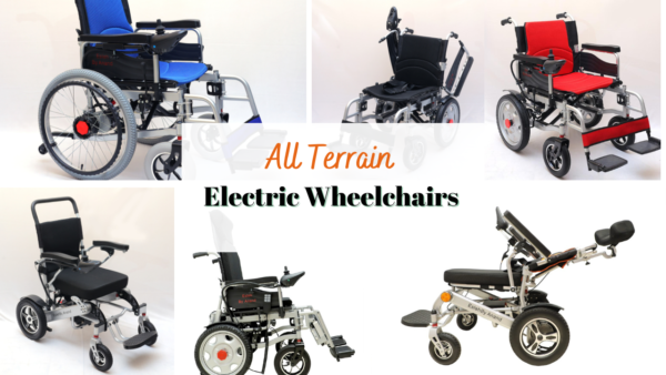 All Terrain Electric Wheelchair on Grass, Sand, Gravel, Slope, Mud
